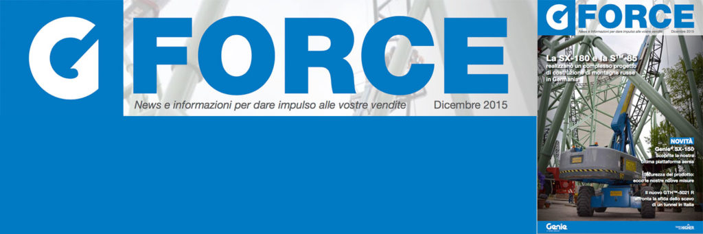 PRONTA LA NUOVA NEWSLETTER GENIE - Sollevare