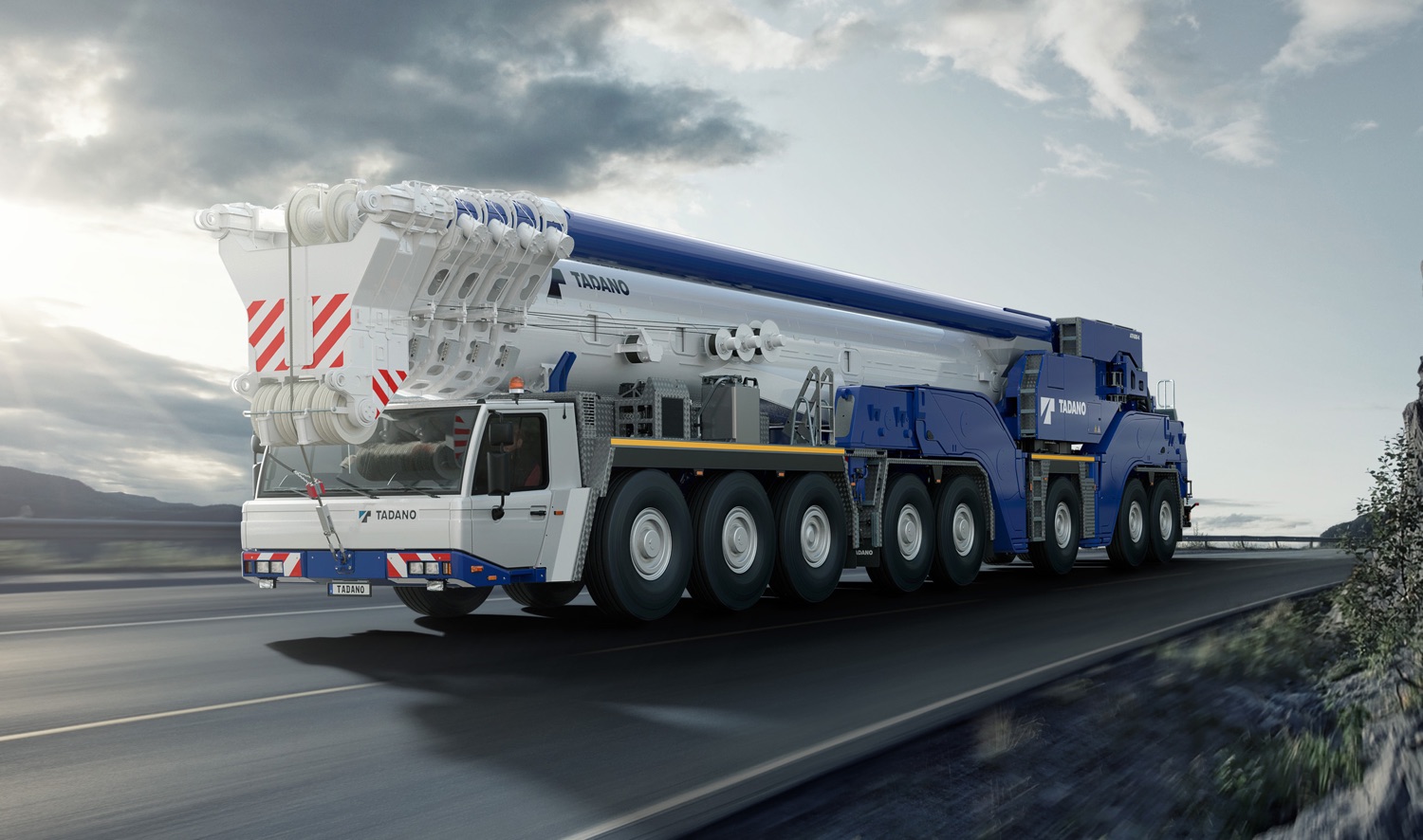 TRIPLE BOOM SYSTEM BY TADANO FAUN - Sollevare