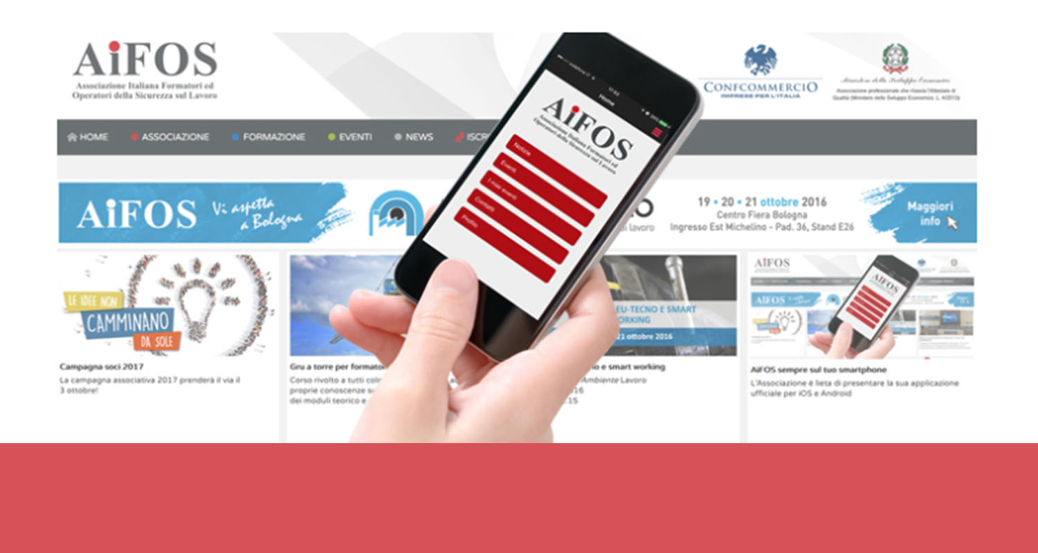 AIFOS: LA NUOVA APP PER RESTARE AL PASSO CON I TEMPI - Sollevare