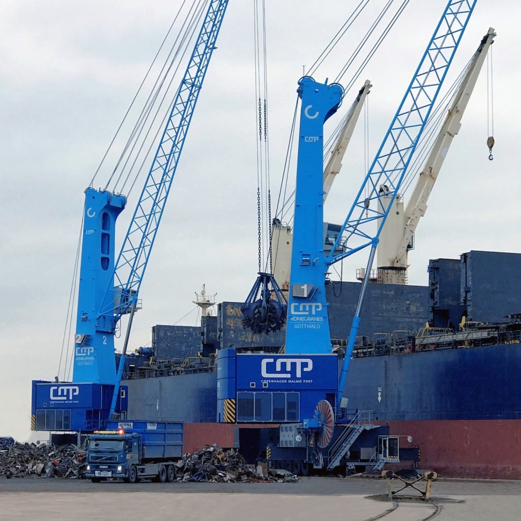 GRU KONECRANES GOTTWALD IN DANIMARCA - Sollevare