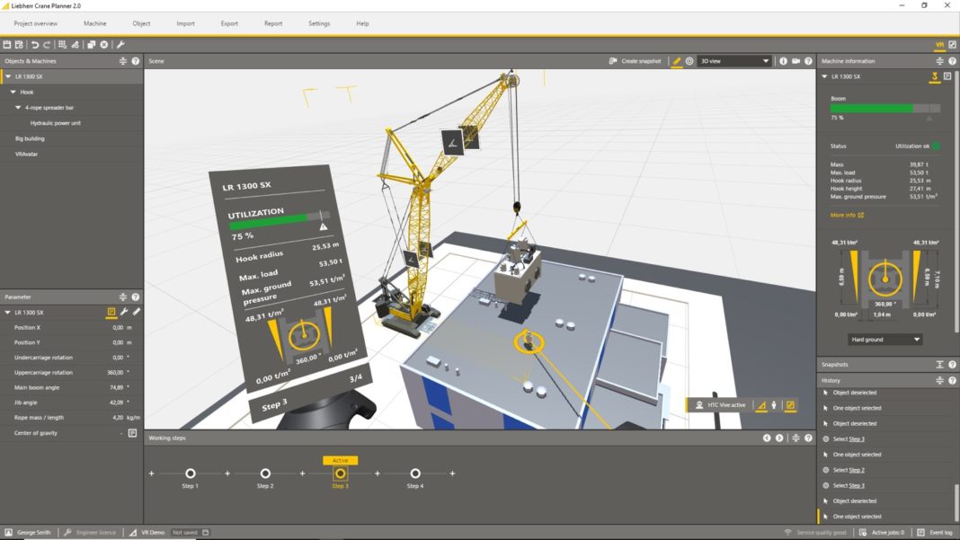 LIEBHERR PRESENTA CRANE PLANNER 2.0 - Sollevare