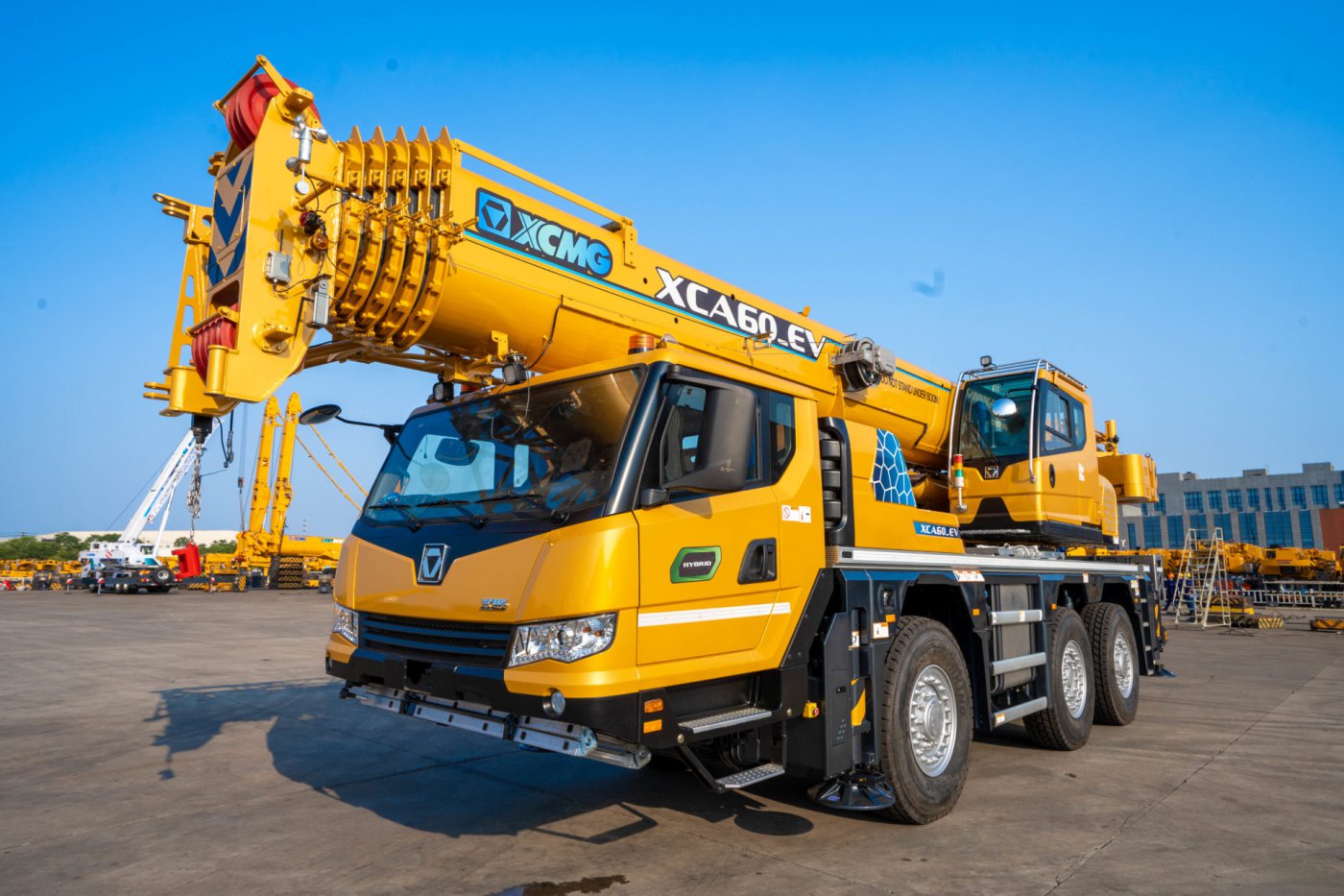 XCMG, ecco la XCA60_EV, prima autogrù ibrida unplugged per l'Europa ...