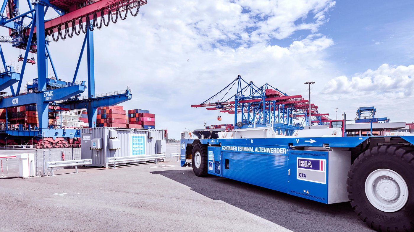 CTA, movimentazione container a impatto zero nell'hub di Amburgo ...