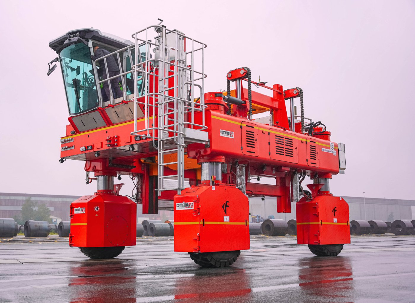 Due MTH45 Cometto ottimizzano lo stoccaggio dei coils per Arcelor ...