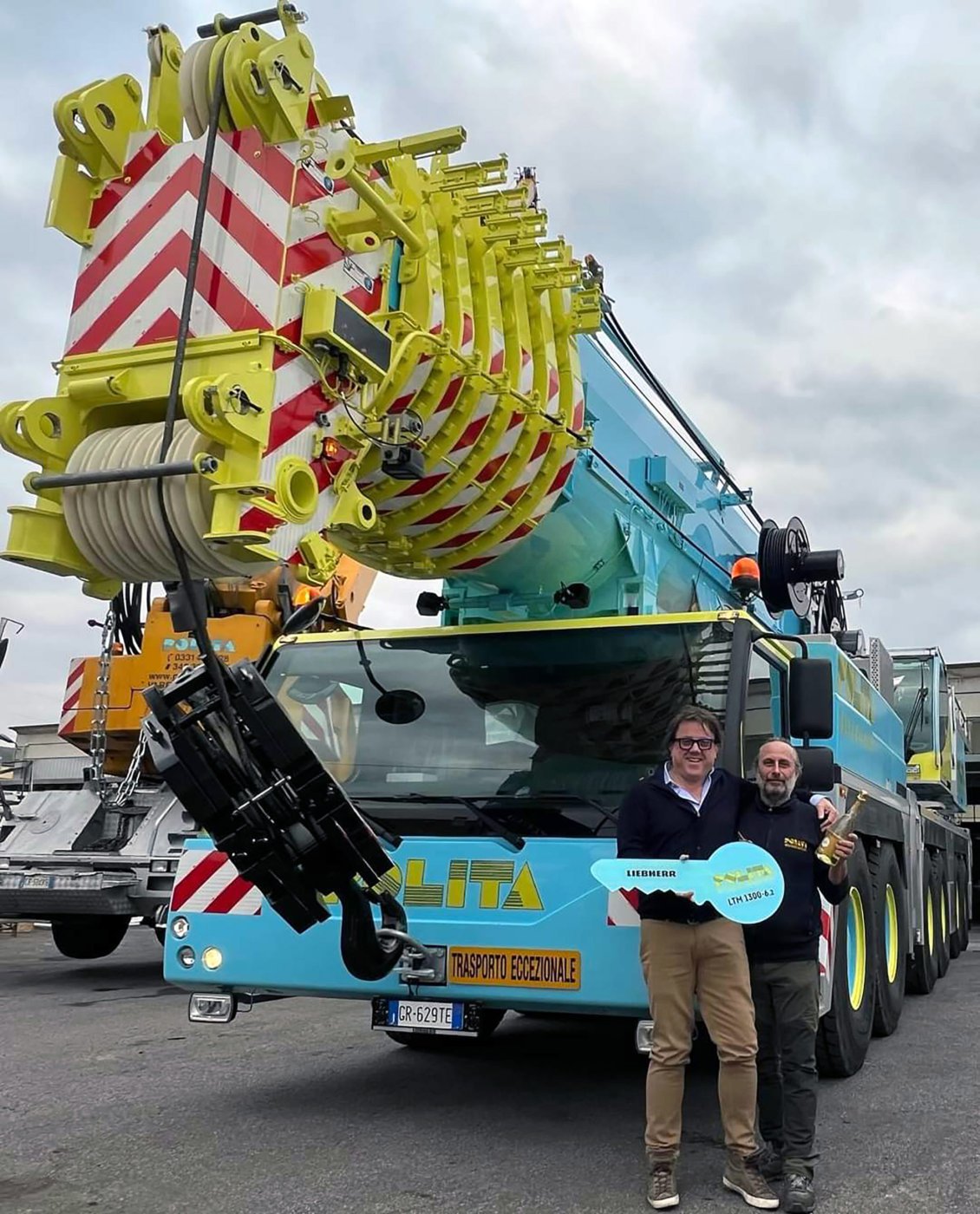 Polita e la sua nuova Liebherr LTM 1300-6.2 nei grandi cantieri di ...