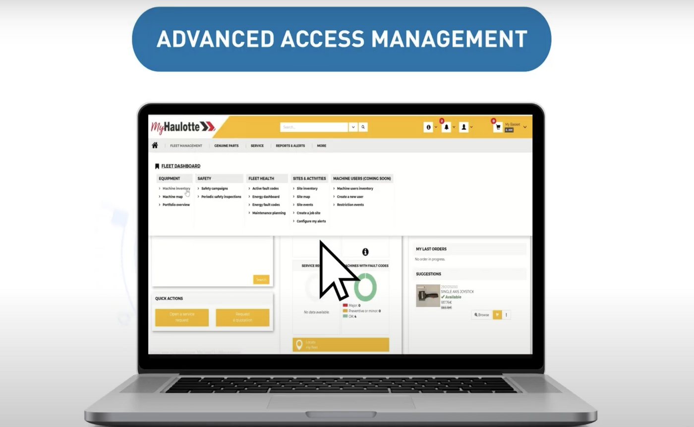Haulotte potenzia la gestione delle flotte con Advanced Access Management - Sollevare